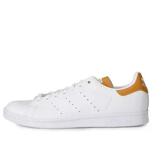 Adidas Stan Smith Low Top Sneakers With Snakeskin Detail - White