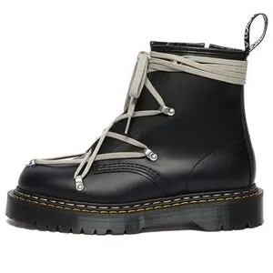 Dr. Martens Rick Owens X 1460 Bex Leather Boot - Black
