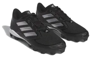 Adidas Purehustle 3 Md Athletic Shoes - Core Black/silver Metallic