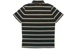 PUMA Downtown Stripe Polo Tee Shirt - Black