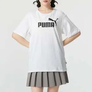 PUMA Logo Graphic T-shirt - White/black