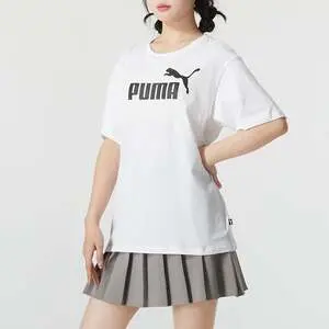 PUMA Logo Graphic T-shirt - White/black