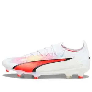 PUMA Ultra Ultimate Fg/ag Soccer Cleats - White/orange