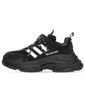 Balenciaga Adidas X Triple S Sneaker - Black/white