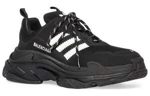 Balenciaga Adidas X Triple S Sneaker - Black/white