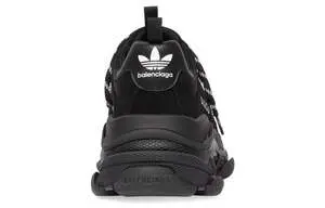Balenciaga Adidas X Triple S Sneaker - Black/white