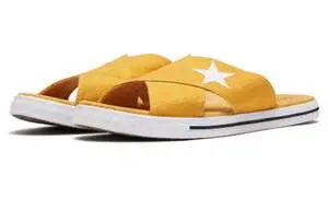 CONVERSE One Star Slide Sandals - Yellow