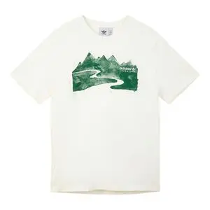 Adidas Landscape Print Short Sleeve T-shirt - Multi-color
