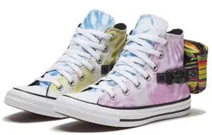 CONVERSE Chuck Taylor All Star High 'buckle Up Rainbow Tie-dye