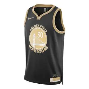 Nike Nba Stephen Curry Golden State Warriors 2023/24 Swingman Jersey - Black