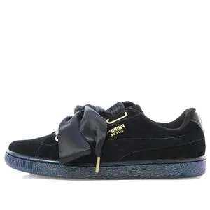 PUMA Puma Suede Heart Satin Low Top Sneakers Black/blue