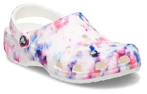 CROCS Classic Tie Dye Graphic Clogs - Multi-color