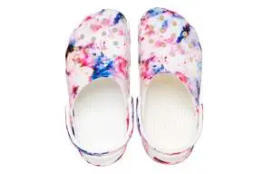 CROCS Classic Tie Dye Graphic Clogs - Multi-color