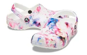 CROCS Classic Tie Dye Graphic Clogs - Multi-color
