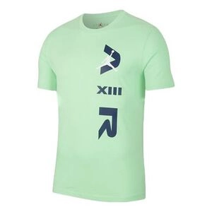 Nike Nike As Men's J Lgc Aj13 Ss Tee 1 Illusion Green Green
