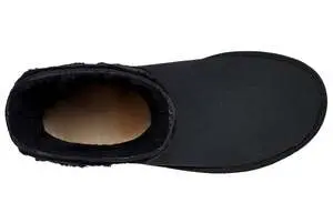 UGG Telfar X Logo Mini Cozy Soft Boot - Black