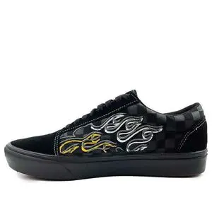 VANS Comfycush Old Skool Sneakers With Flame Embellishments
