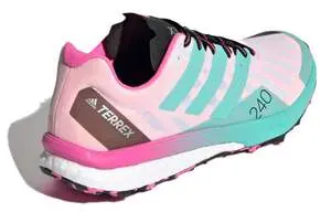 Adidas Speed Ultra Trail Running Shoes - Pink/blue/white