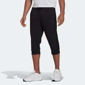 Adidas 3s Ft Tc 34pt Embroidered Logo Stripe Knit Bundle Feet Cropped Pants