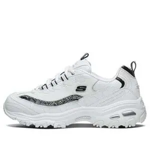 Sketchers D'lites 1.0 Lace-up Sneakers - White/black