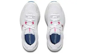 Under Armour Charged Rogue 3 Athletic Sneakers - White/blue/red