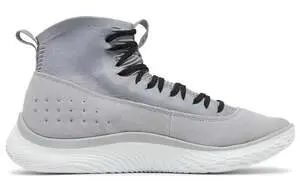 Under Armour Curry 4 Flotro Mid Top Basketball Shoes - Grey