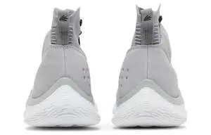 Under Armour Curry 4 Flotro Mid Top Basketball Shoes - Grey