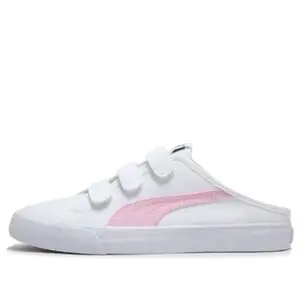 PUMA Bari Mule Velcro Sneaker - White/pink