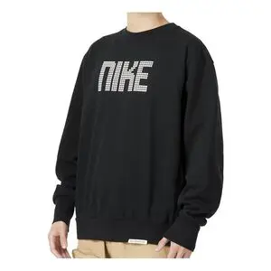 Nike Dri-fit Standard Issue Crewneck Sweatshirt - Black