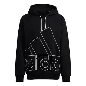 Adidas Big Logo Pullover Hoodie - Black