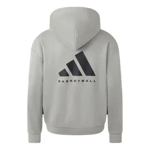 Adidas Basketball Sueded Hoodie - Sesame