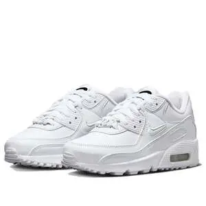 Nike Max 90 Se "just Do It" Iridescent Lace-up Sneakers - White