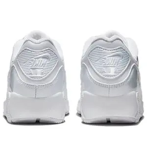Nike Max 90 Se "just Do It" Iridescent Lace-up Sneakers - White