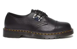 Dr. Martens 1461 Toe Plate Lunar Leather Oxford Shoes - Black