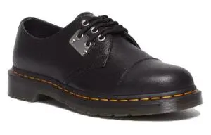 Dr. Martens 1461 Toe Plate Lunar Leather Oxford Shoes - Black