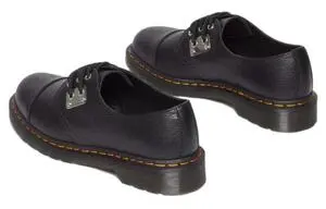 Dr. Martens 1461 Toe Plate Lunar Leather Oxford Shoes - Black