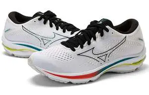 Mizuno Wave Rider 25 Low Top Sneakers - White/black