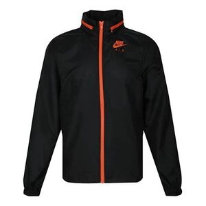 Nike Full-length Zipper Cardigan Jacket - Black
