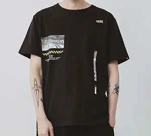 VANS Logo Print Crewneck T-shirt