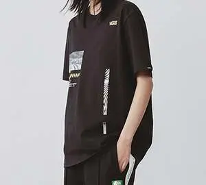 VANS Logo Print Crewneck T-shirt