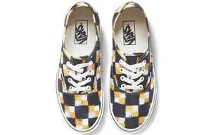VANS Authentic Double Check Vault Sneakers - Yellow/gray
