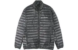 Adidas Hooded Down Jacket With Zipper Closure
