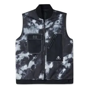 CONVERSE Reversible Padded Utility Vest - Black/multi-color