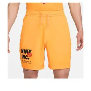 Nike Nike Dri-FIT Unlined Fitness Shorts Yellow/black
