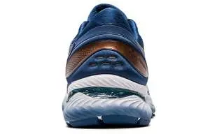 Asics Gel-nimbus 22 Athletic Sneakers - Grey/blue
