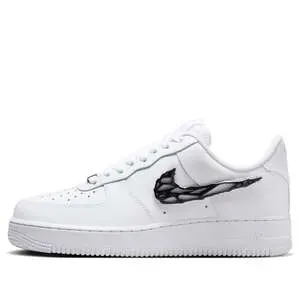 Nike Force 1 Low "liquid Metal Swoosh" Sneakers - White/black