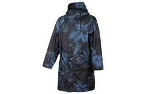Nike Aop Printed Hooded Parka Coat 'blue Black