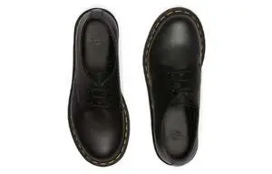 Dr. Martens 1461 Virginia Leather Lace-up Oxfords - Black