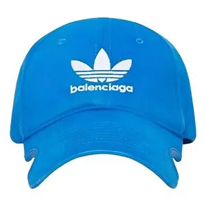 Balenciaga X Adidas Trefoil Logo Baseball Cap - Blue/white