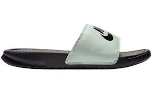 Nike Benassi Jdi 'spruce Aura' Slides - Spruce Aura/black